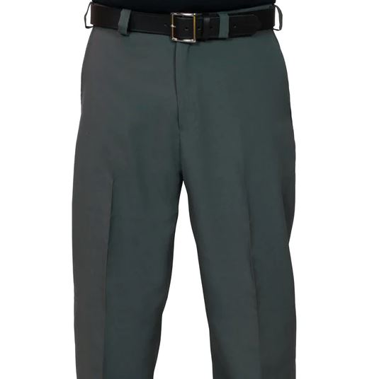 Davis Core Lightweight Flat Front Charcoal Umpire Pant [ Plate & Base